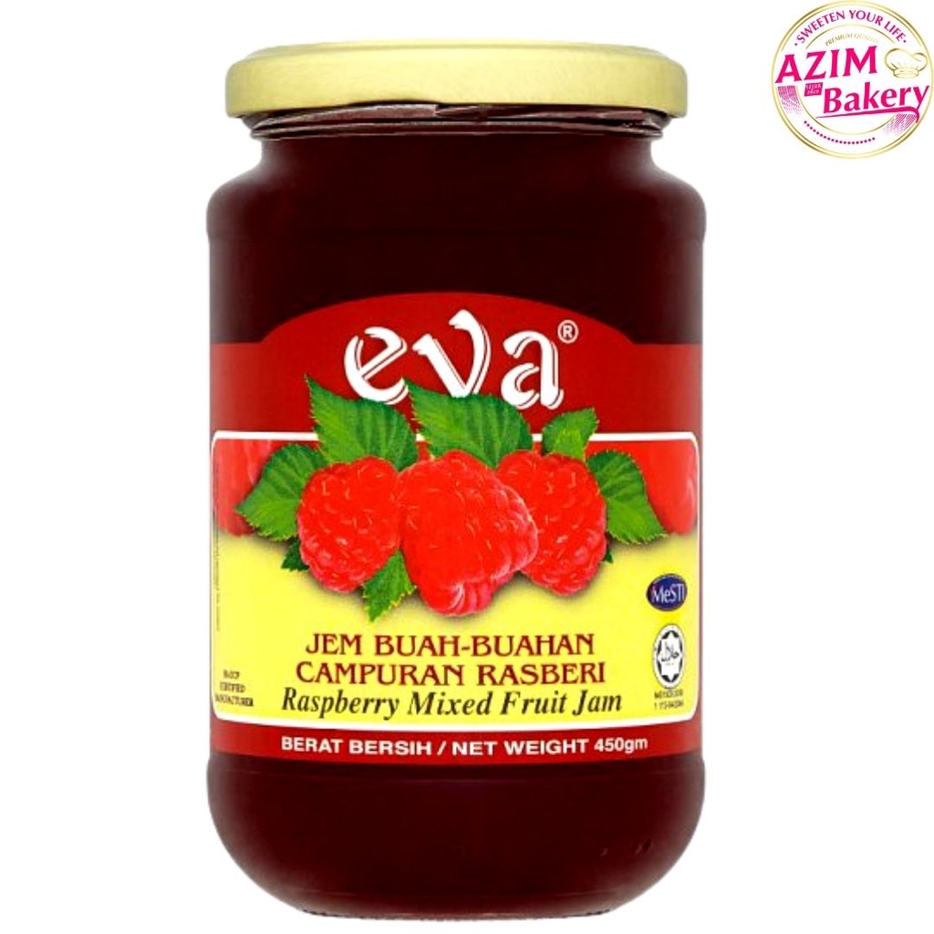 Eva Raspberry Jam 450G | Jem Rasberi Jem Buah-Buahan Campuran Rasberi ...