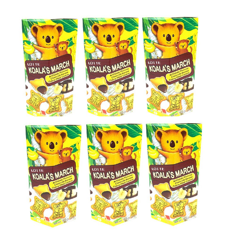 Lotte Koala March Blueberry Cheesecake/ Strawberry/ Chocolate Banana ...