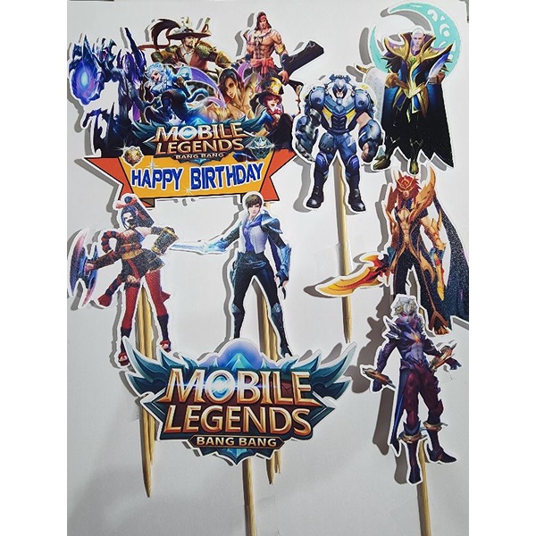 MOBILE LEGEND TOPPER CAKE | Shopee Malaysia