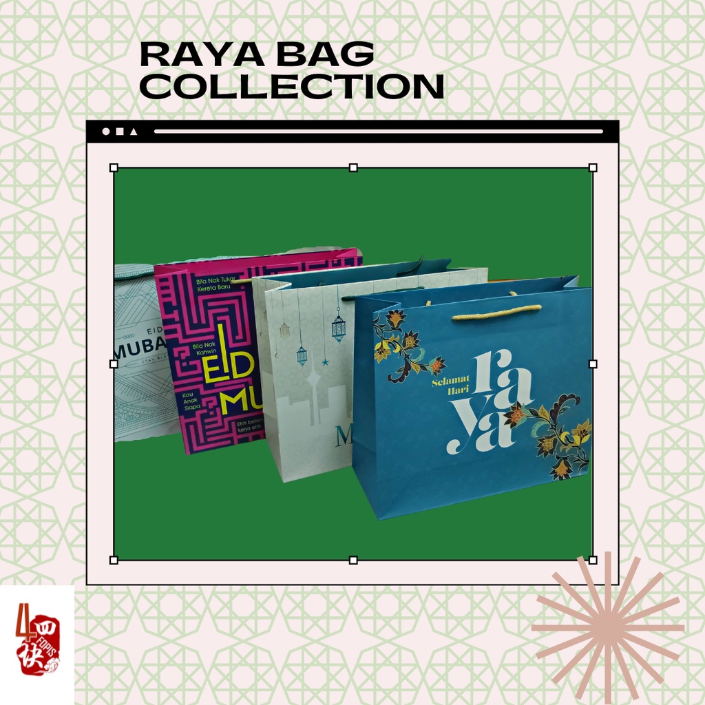 Raya Paper Bag / Raya Goodies Bag / Raya Gift Bag | Shopee Malaysia