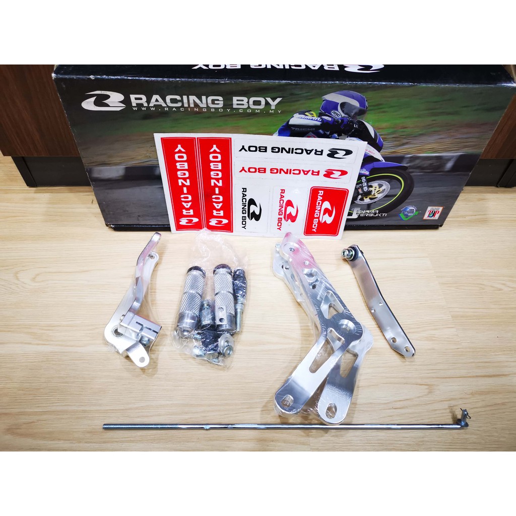 RACING BOY FOOTREST 100% ORIGINAL WAVE100R SINGLE FRONT SET | Shopee ...