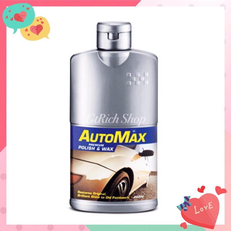 AutoMax Premium Polish & Wax (400ml) 8717 | Shopee Malaysia