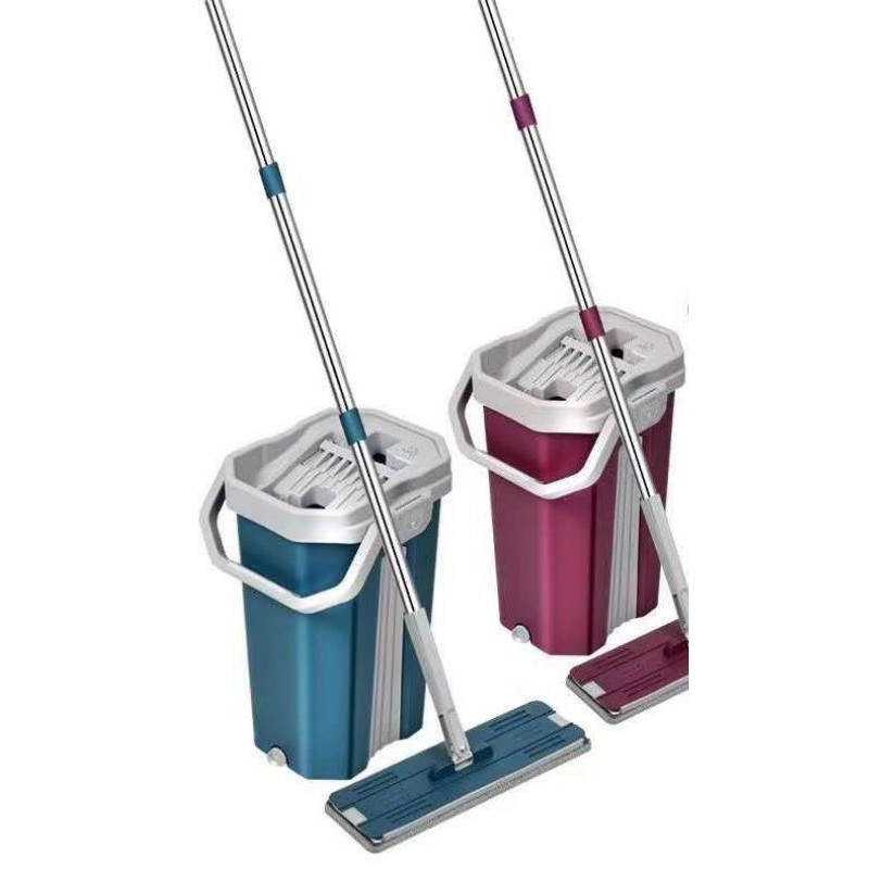 🔥MOP VIRAL🔥2020 NEW MODEL Slim Scratch Mop & Bucket Set Easy Magic Mop ...