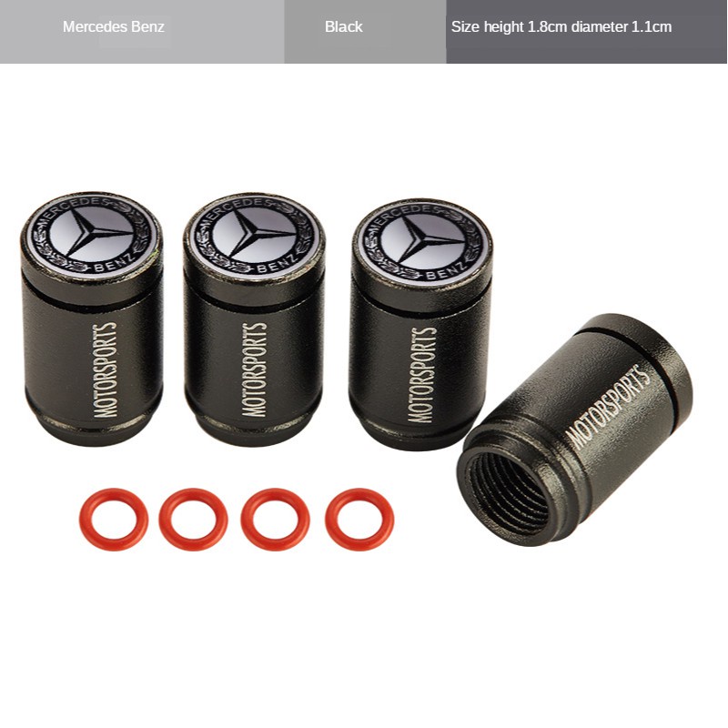 Benz Alloy Valve Protective Cap for Benz W210 W124 W203 W204 C200 W140 ...