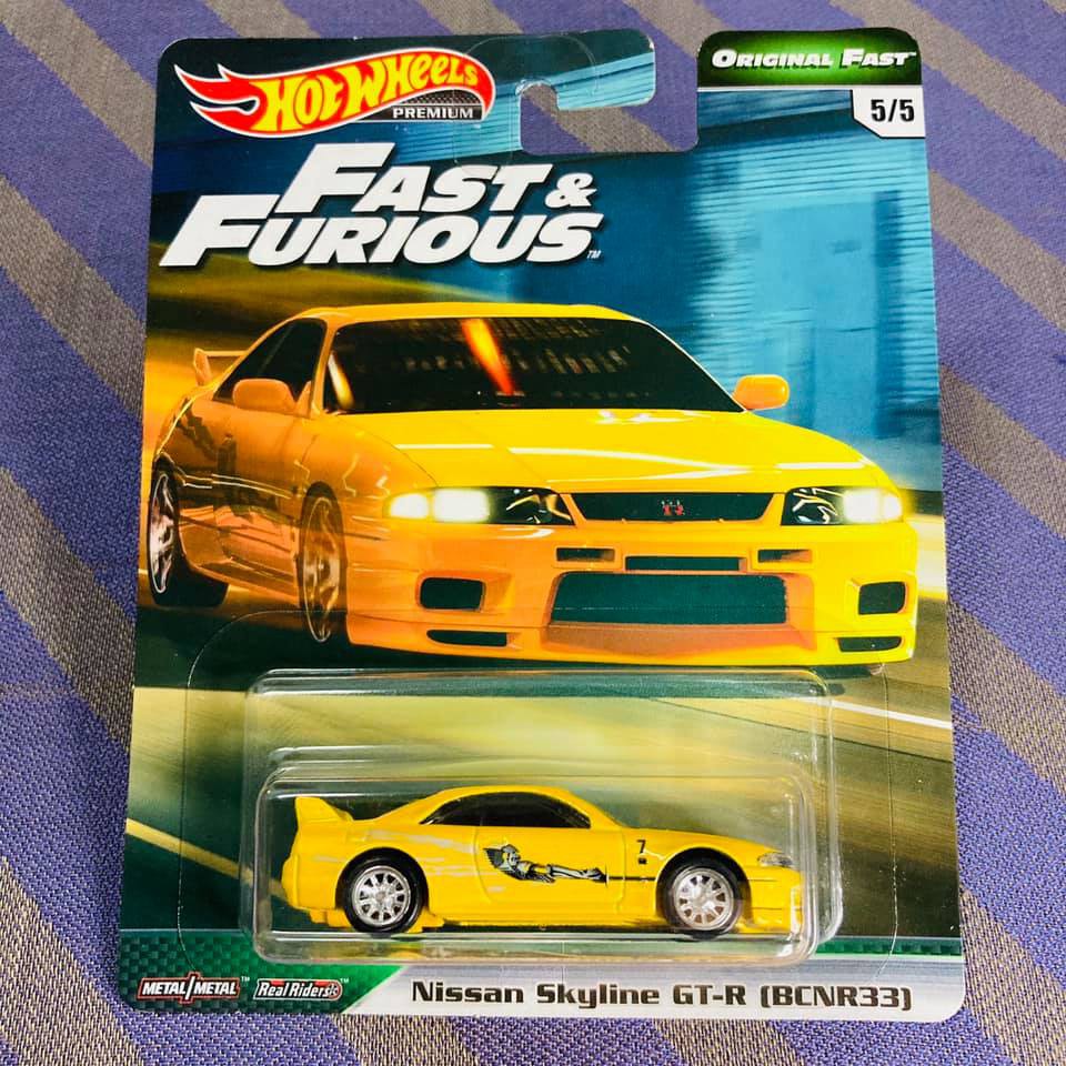 Hot Wheels Nissan Skyline Gt-r Bcnr33 R33 From Set Original Fast Fnf ...