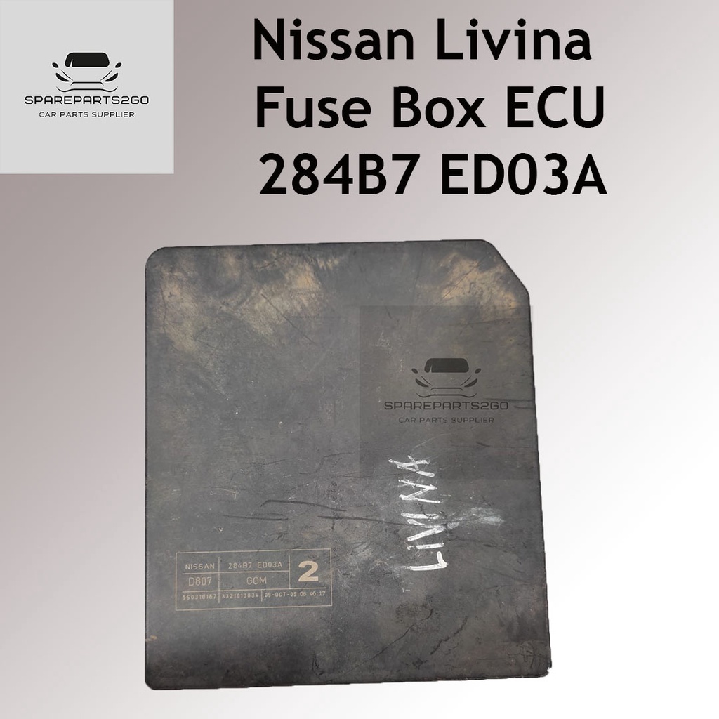 Nissan Livina Fuse Box ECU 284B7 ED03A | Shopee Malaysia