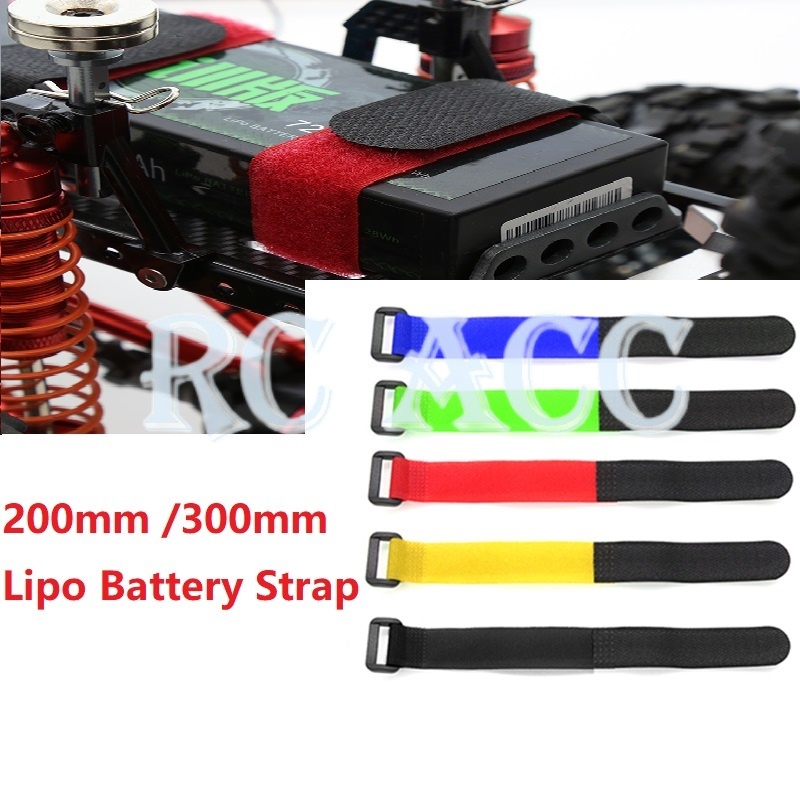 RC 1Pcs 200mm /300mm Lipo Battery Nylon Strap Antiskid Tie Down Fixed ...
