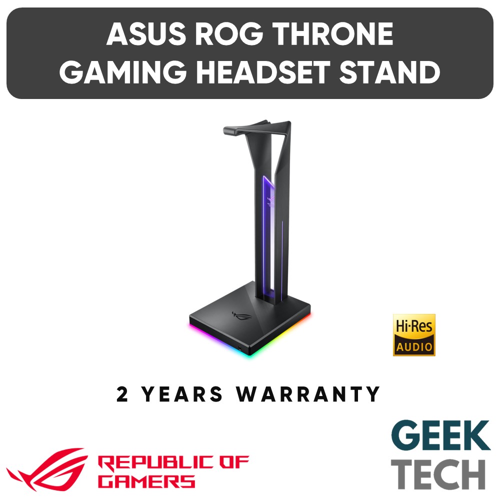 ASUS ROG Throne Gaming Headset Stand with 7.1 Surround Sound, Dual USB ...