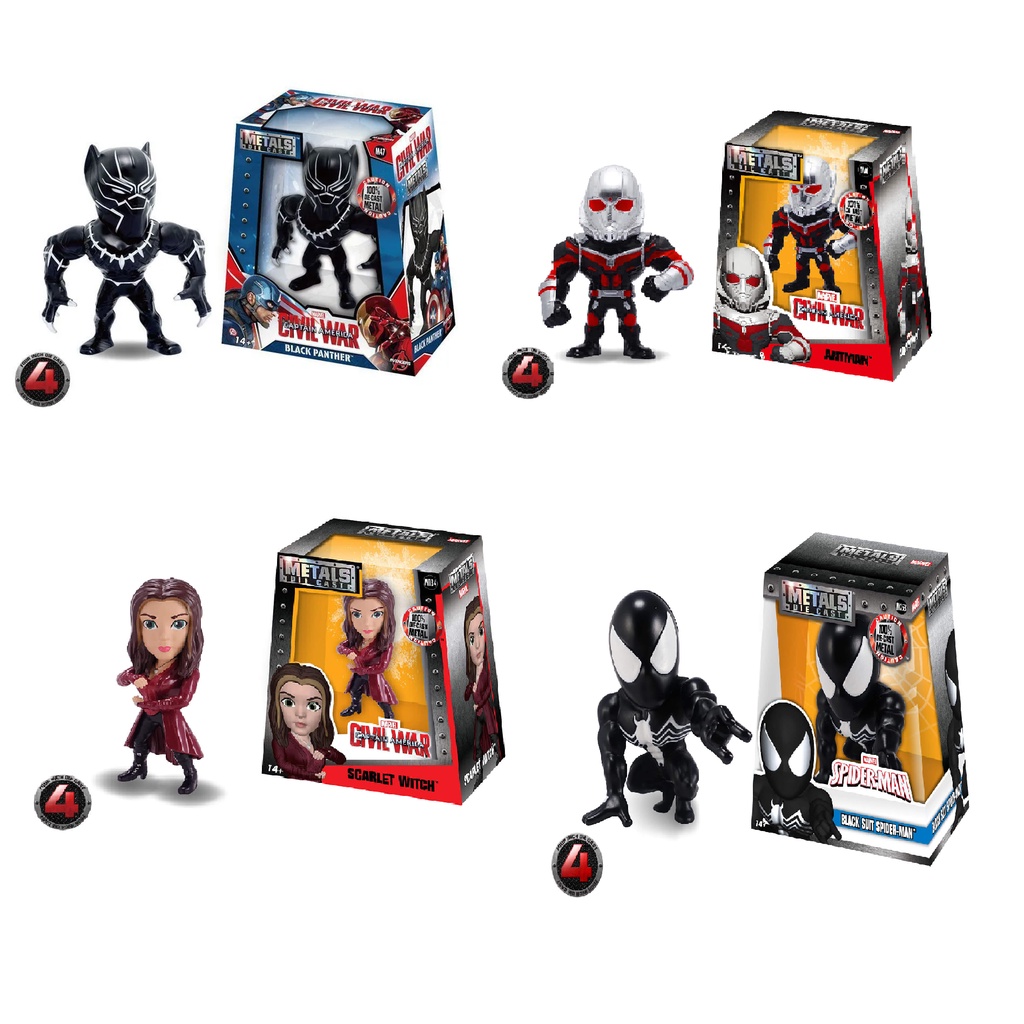 {CLEARANCES}JADA TOYS METALFIGS MARVEL DIECAST-CAPTAIN AMERICA/DR ...