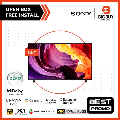 SONY 65" X80K 4K Ultra HD High Dynamic Range HDR Smart TV Google TV ...