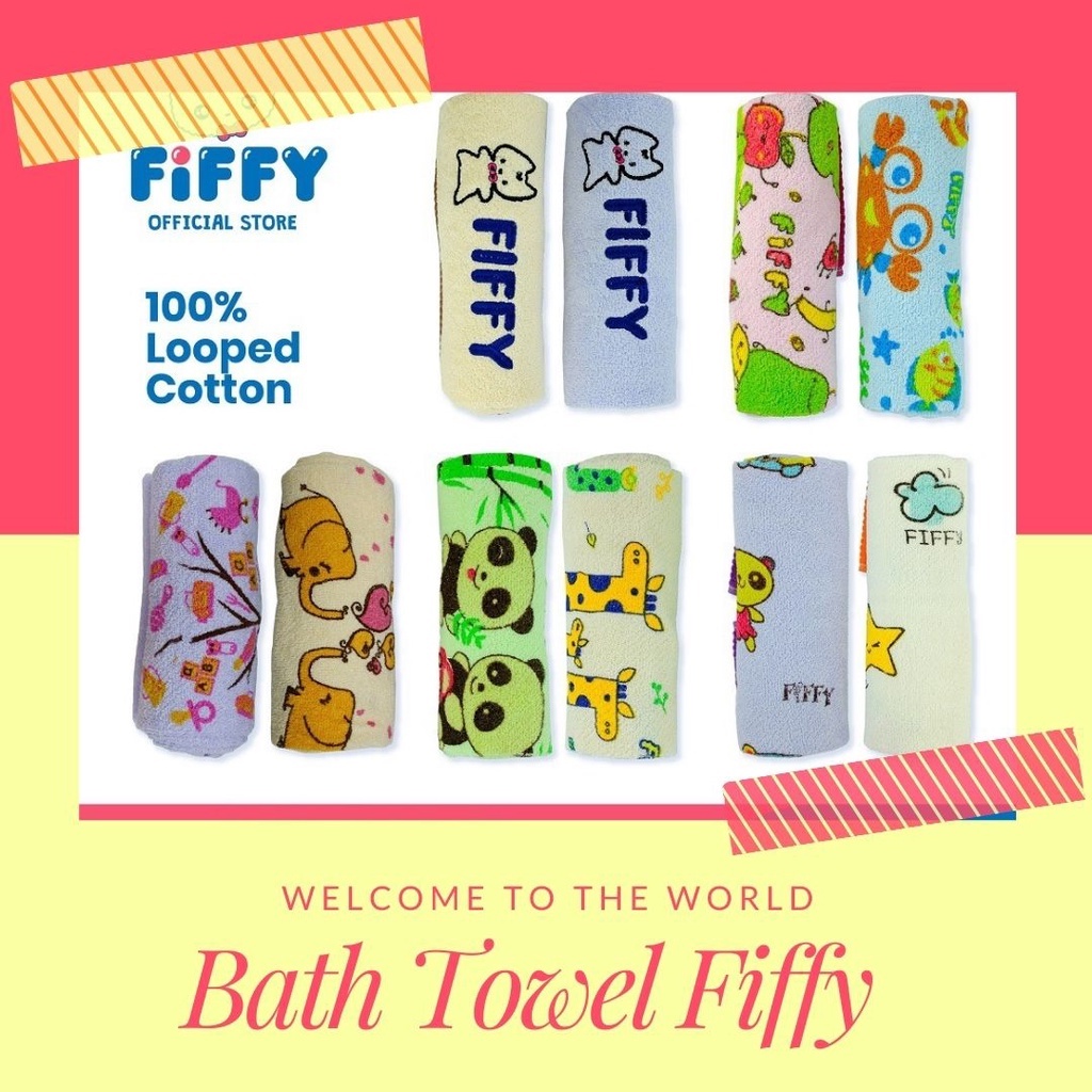 FIFFY Baby Bath Towel (2 Pcs/Pack) | Shopee Malaysia