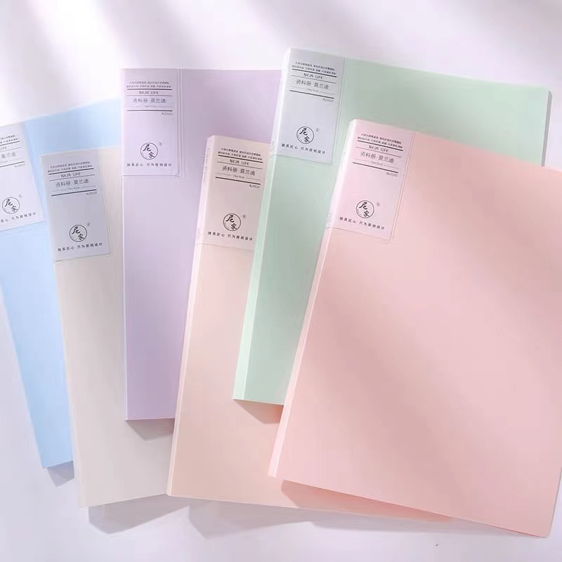 Morandi A4 Folder 60 Sheets Storage Bag Book File | Shopee Malaysia