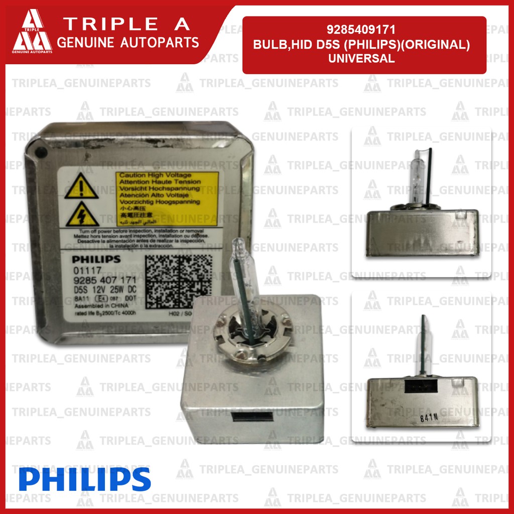 🔥TRIPLEA🔥 Philips D5S 25W Xenon HID Bulb 9285410171 9285409171 9285407171 Audi TT A3 A4 A6 Q7 Q3 ...