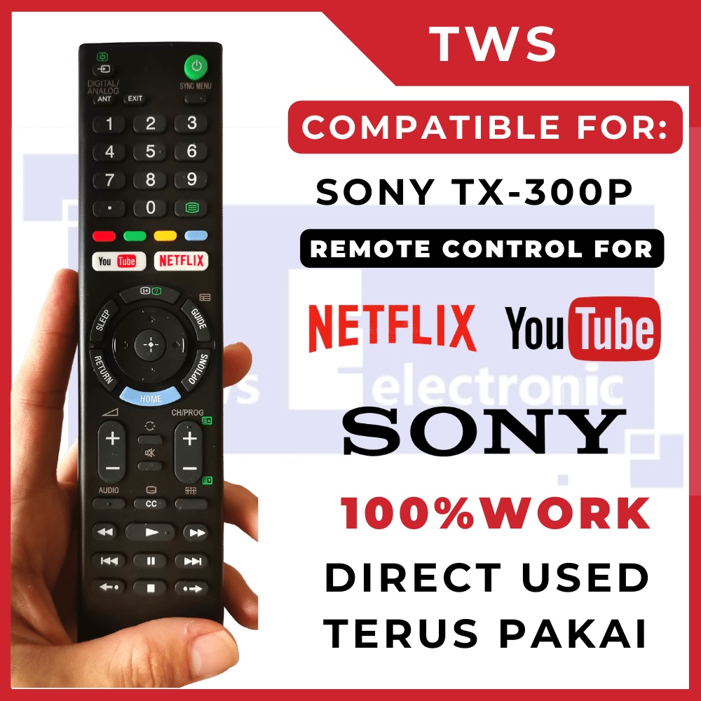 Remote control (For SONY ORIGIN TV RMT-TXP) | Shopee Malaysia