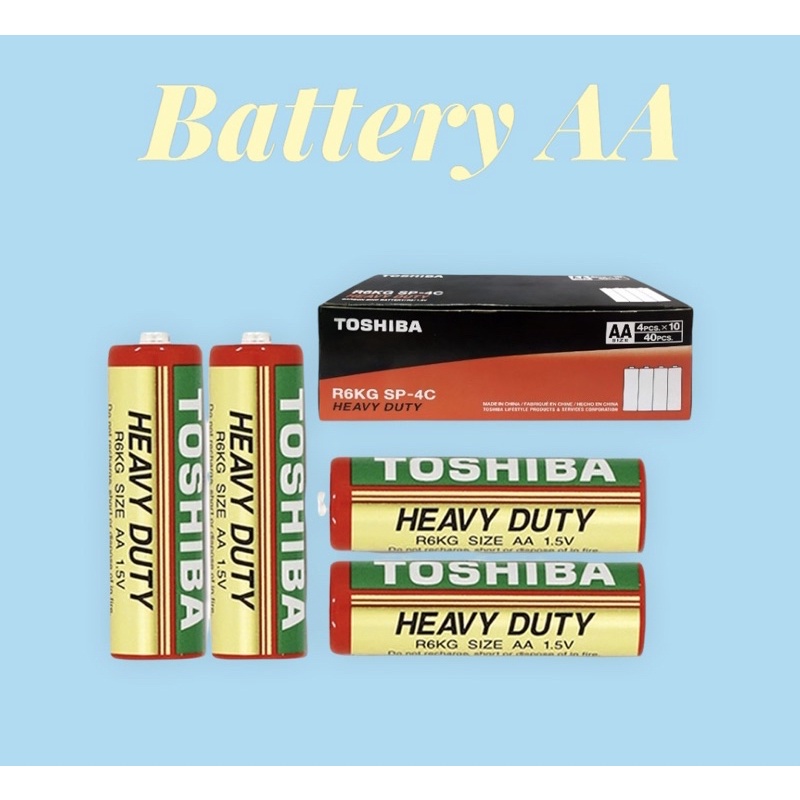 💥TOSHIBA AA HEAVY DUTY 1.5V BATTERY/BATERI READY STOK BATTERY AA💥 ...