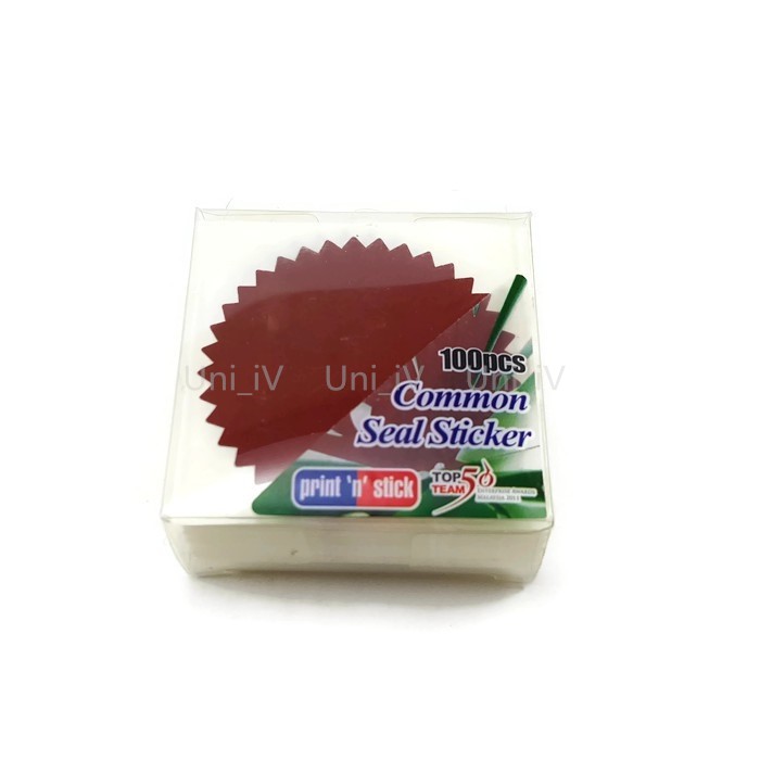 Common Seal Sticker 100pcs Certificate Used | Shopee Malaysia