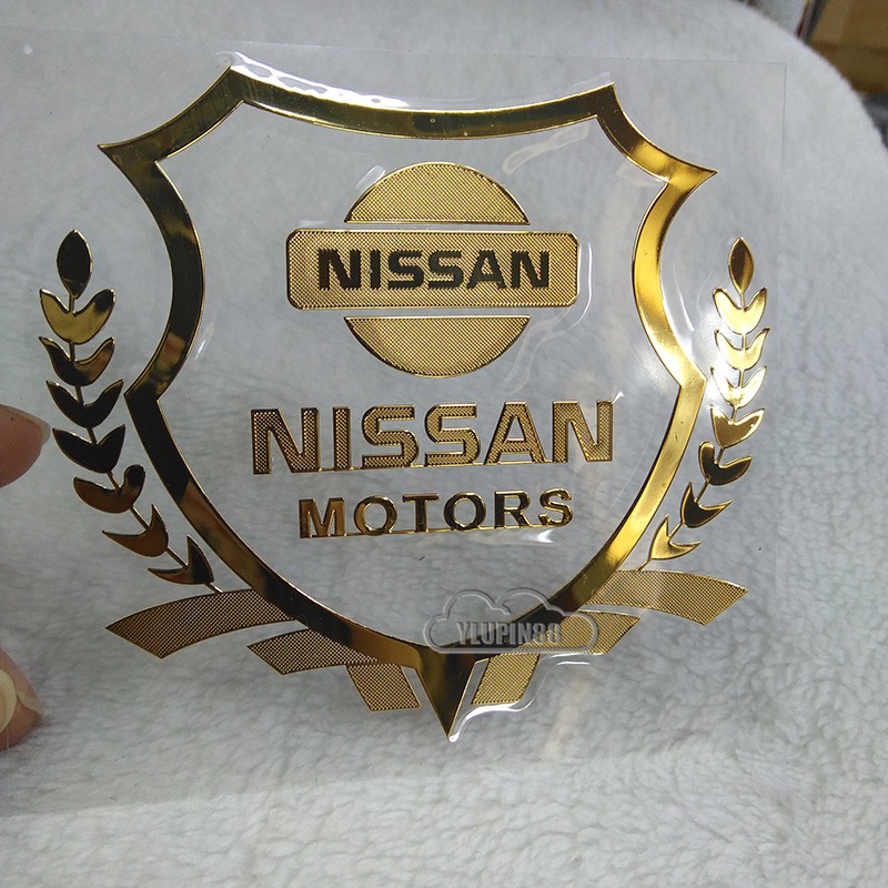NISSAN Logo Sticker Kereta Medal Car side Label Body Sticker Car Side ...