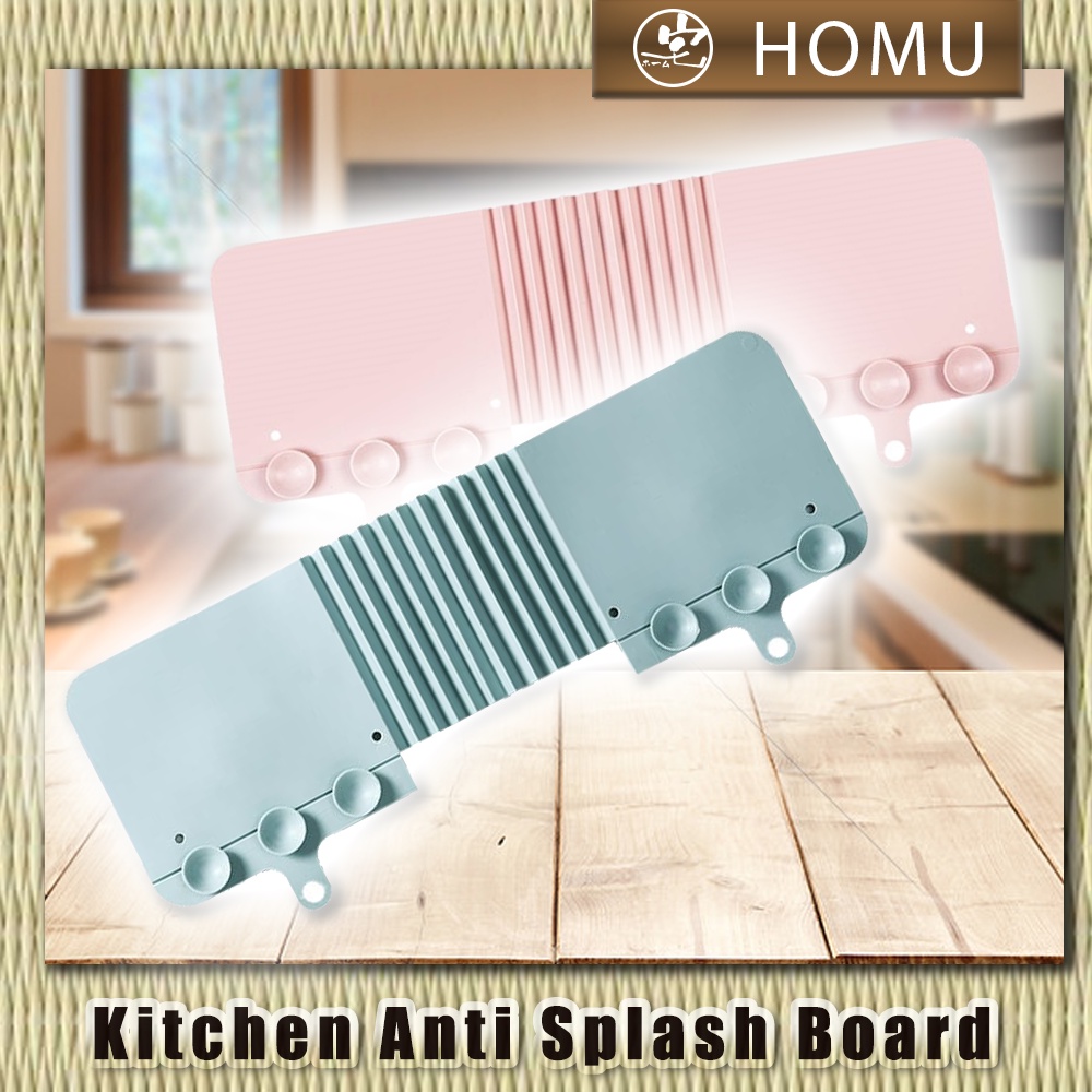 Kitchen Countertop Oil Food Anti-splash Board Silicone Sink Water ...