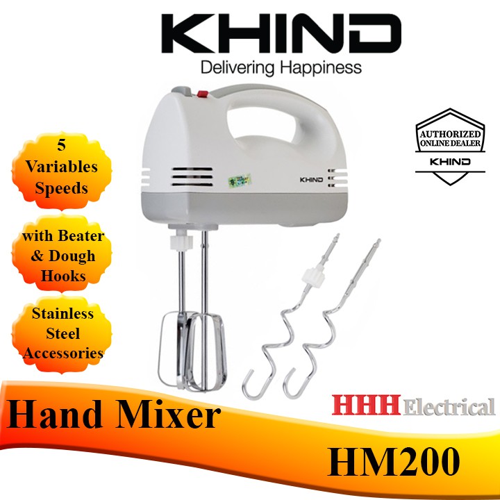 KHIND Hand Mixer HM300 @ HM200 | Shopee Malaysia