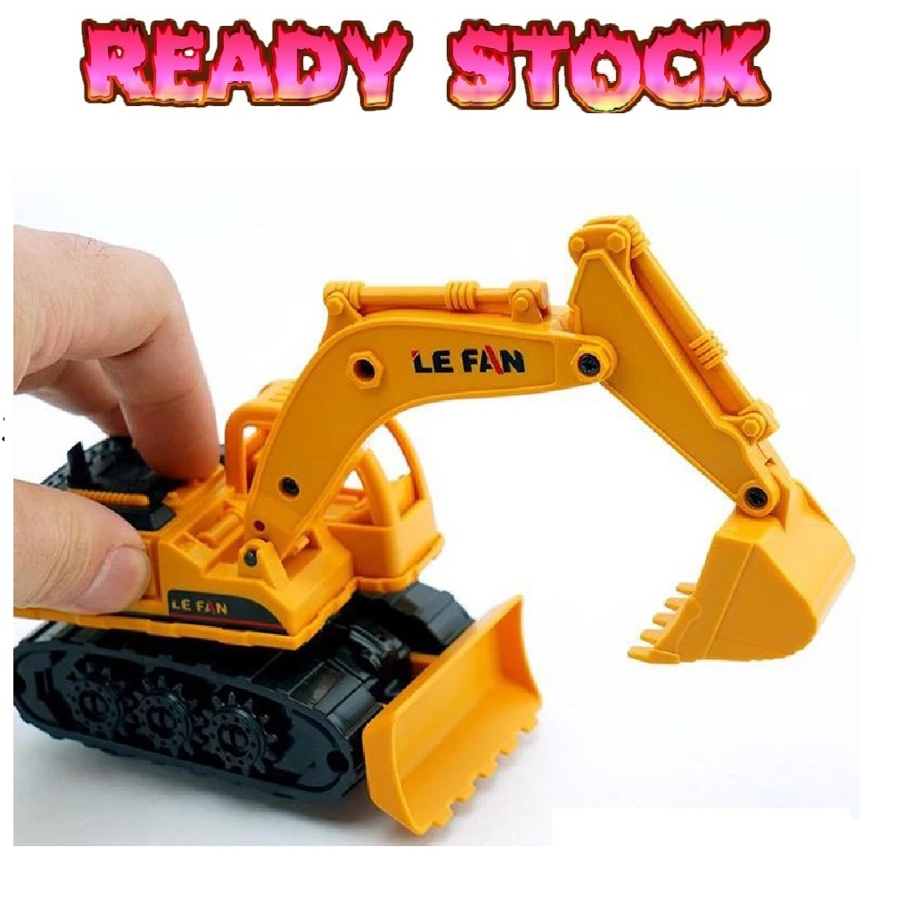 Excavator Truck Movable Claw Loader Digger Trucks Toys Vehicles Play ...