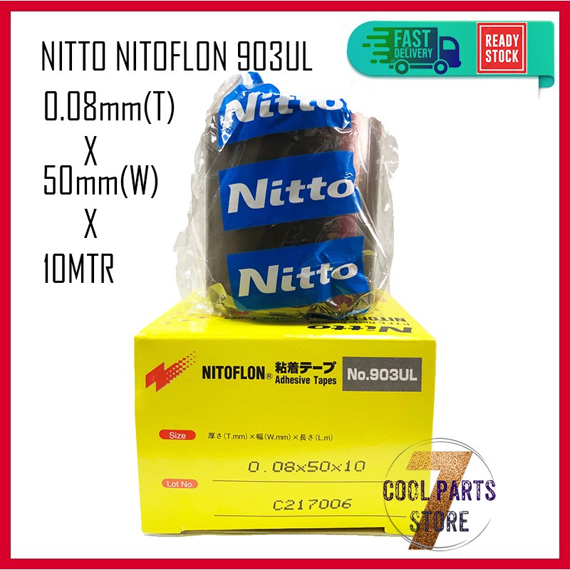 NITTO 903UL TAPE NITOFLON PTFE RESIN ADHESIVE TAPS NO.903UL NITTO HEAT ...