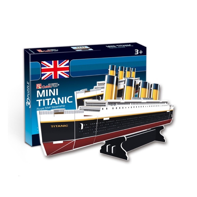 [NEW] Cubic Fun 3D Puzzle MINI Titanic (Titanic Ship) | Shopee Malaysia