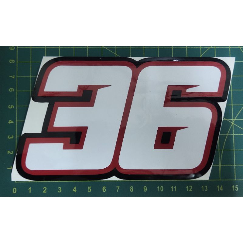 Sticker Motor nombor 36 kecil (cutting sticker) | Shopee Malaysia