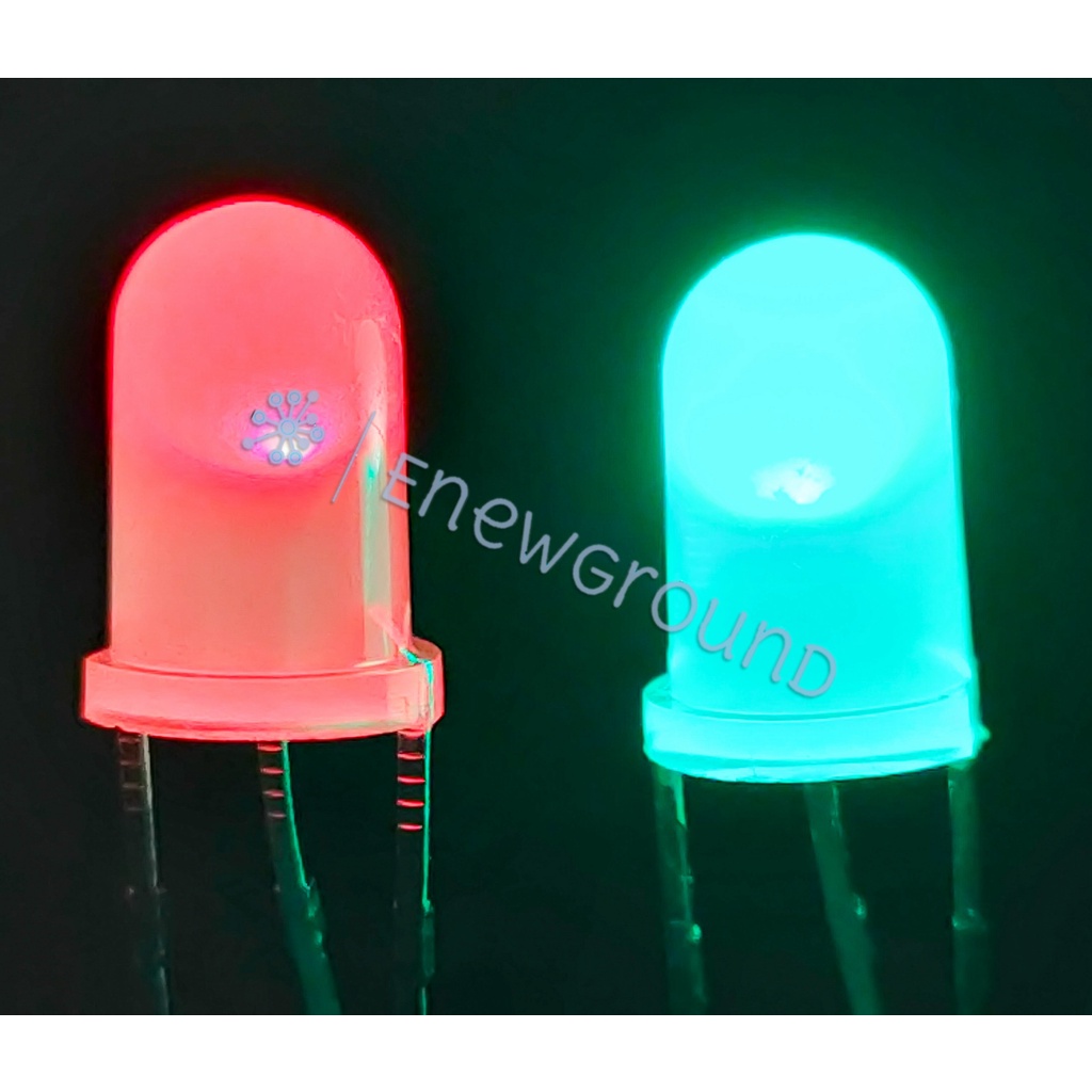 LED (3 pin, 5 mm, short pin, 5 PCS/set, duo color, common cathode ...