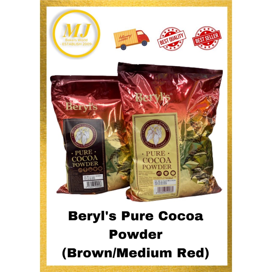 BERYL'S PURE COCOA POWDER (BROWN/MEDIUM RED) | Shopee Malaysia