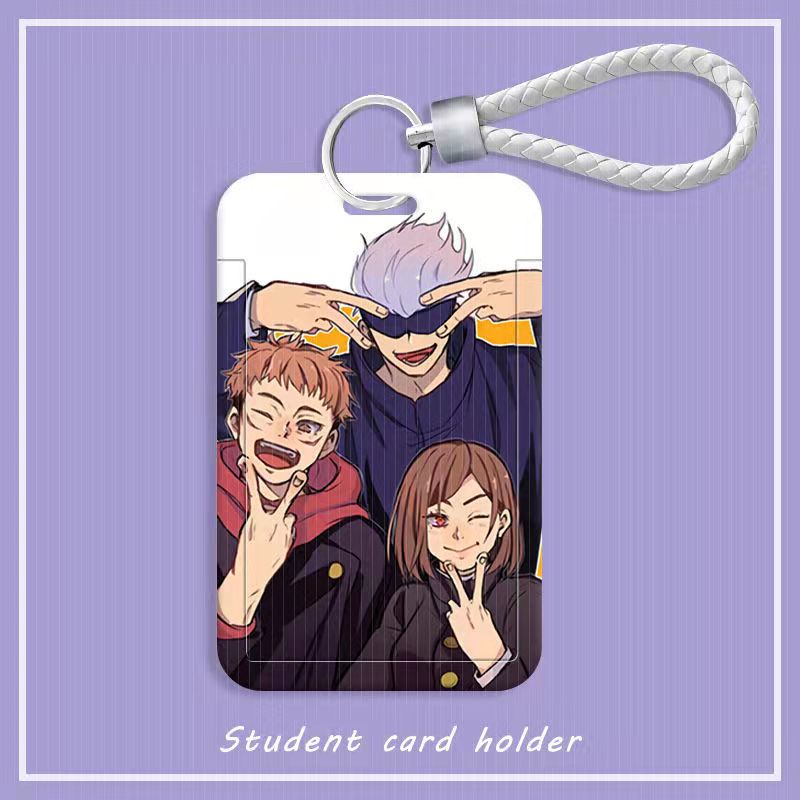 Anime Jujutsu Kaisen Card Holder Itadori Yuji subway bus card student ...