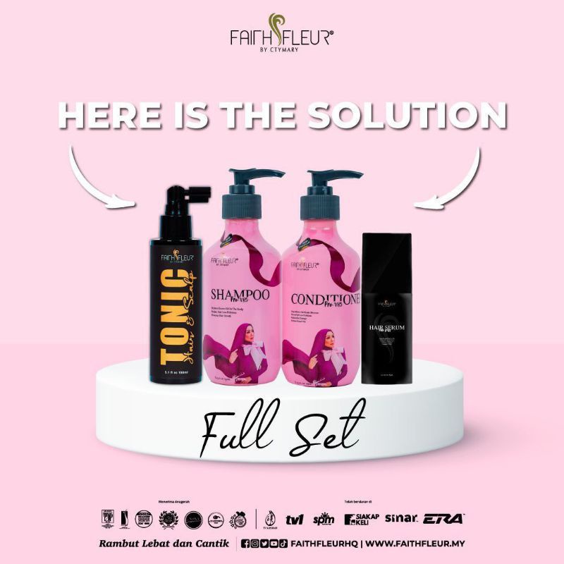 Faith Fleur Shampoo Conditioner (random) Serum Hair Mask Shampoo hair ...