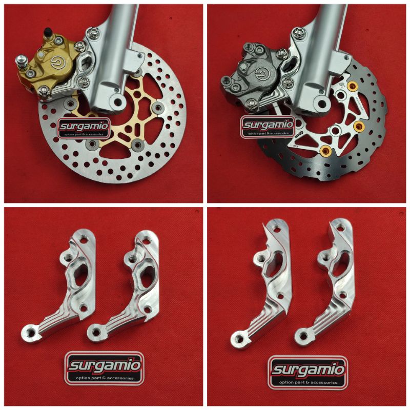 Mio 2p shock sporty disc 200 220 caliper brackets in thailand | Shopee ...