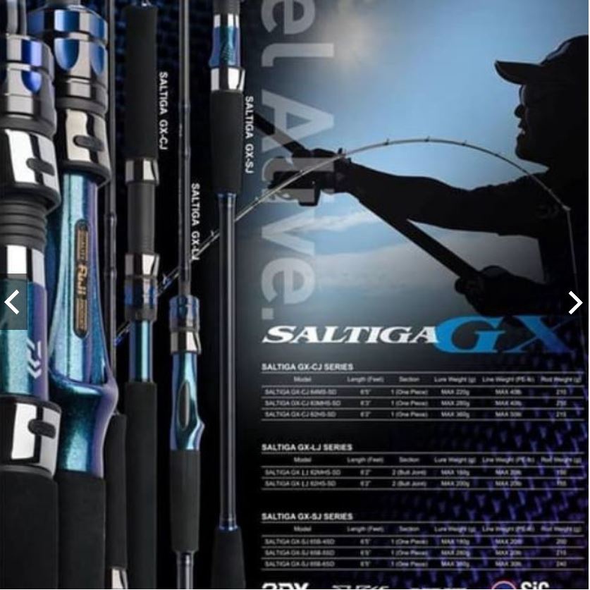 NEW 2020 DAIWA SALTIGA GX SD SPINNING ROD WITH 1 YEAR LOCAL WARRANTY | Shopee Malaysia