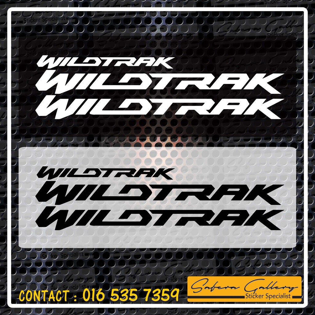 FORD RANGER WILDTRAK sticker 3M reflector 1 set (3 keping) | Shopee ...