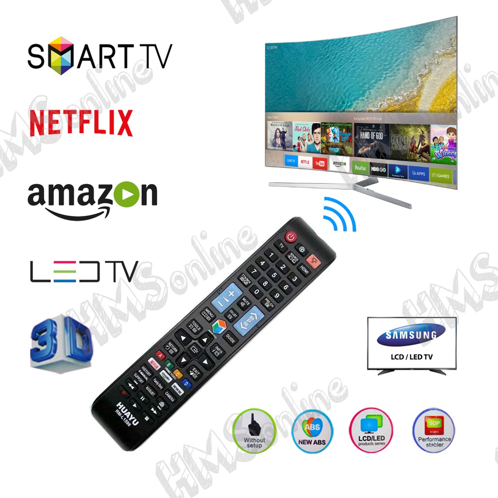 HUAYU RM-L1598 SAMSUNG COMMON LCD/LED TV REMOTE CONTROL | Shopee Malaysia