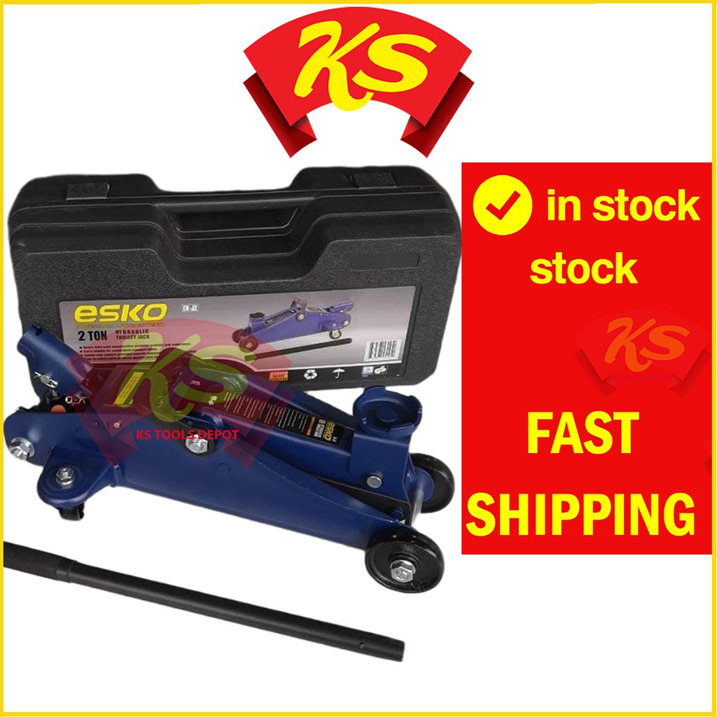 MINI SIZE ESKO 2 TON PORTABLE HYDRAULIC PORTABLE FLOOR JACK | Shopee ...
