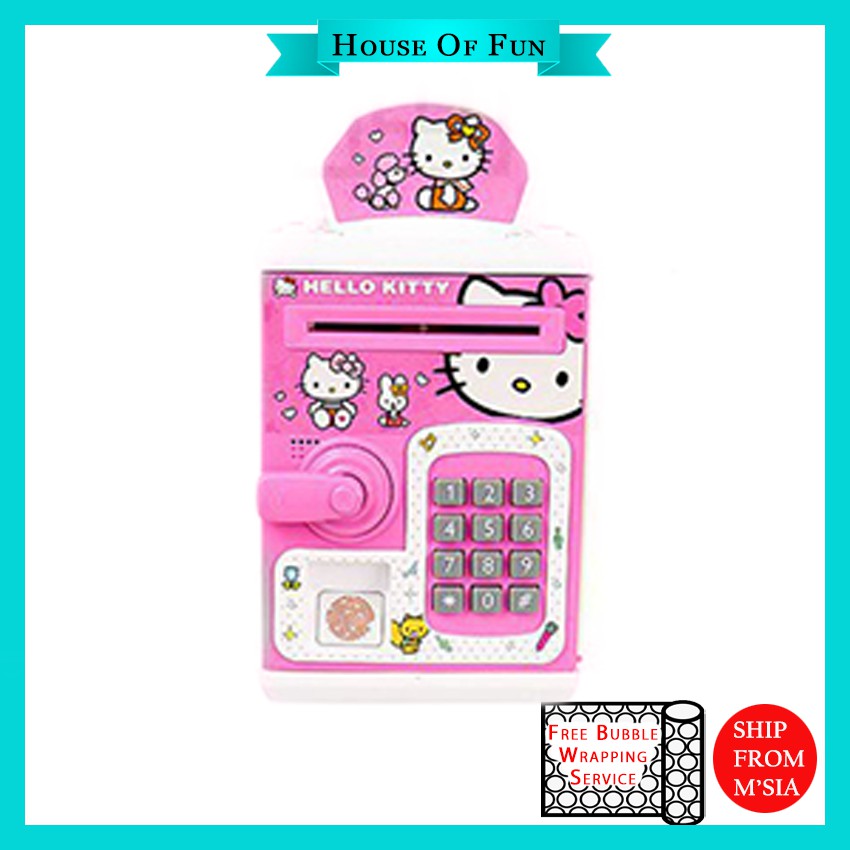 Tabung Kids Money Saving Box Piggy Bank Password Digital Money ...