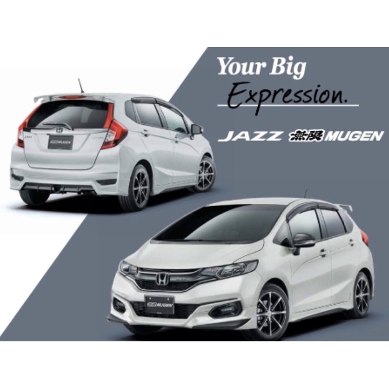(PU) JAZZ GK5 FL Mugen Front Side Rear Skirt Bodykit 2017-2020 | Shopee ...