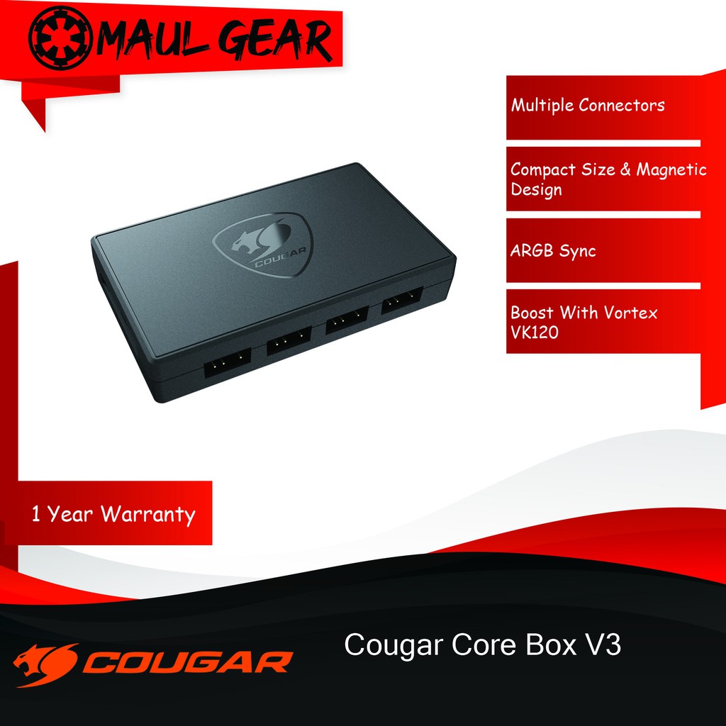 Cougar Core Box V3 Exclusive ARGB PWM Fan Controller | Shopee Malaysia