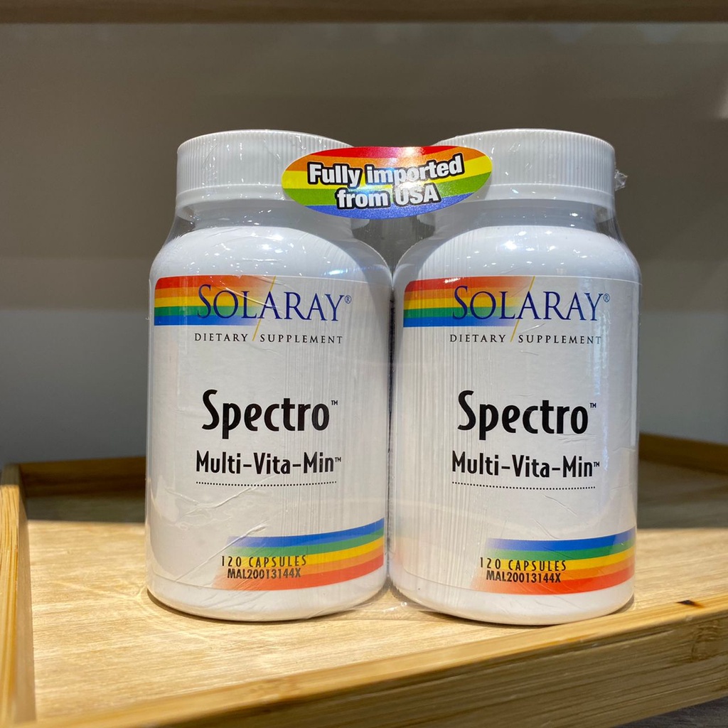 Solaray Spectro Multivitamin 120x2 capsules | Shopee Malaysia