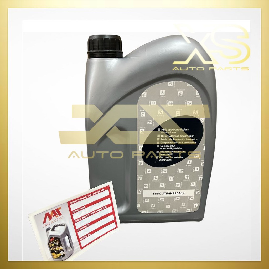 9736.22 Peugeot Esso Original ATF 4HP20 Auto Transmission Fluid - (2Liter) | Shopee Malaysia