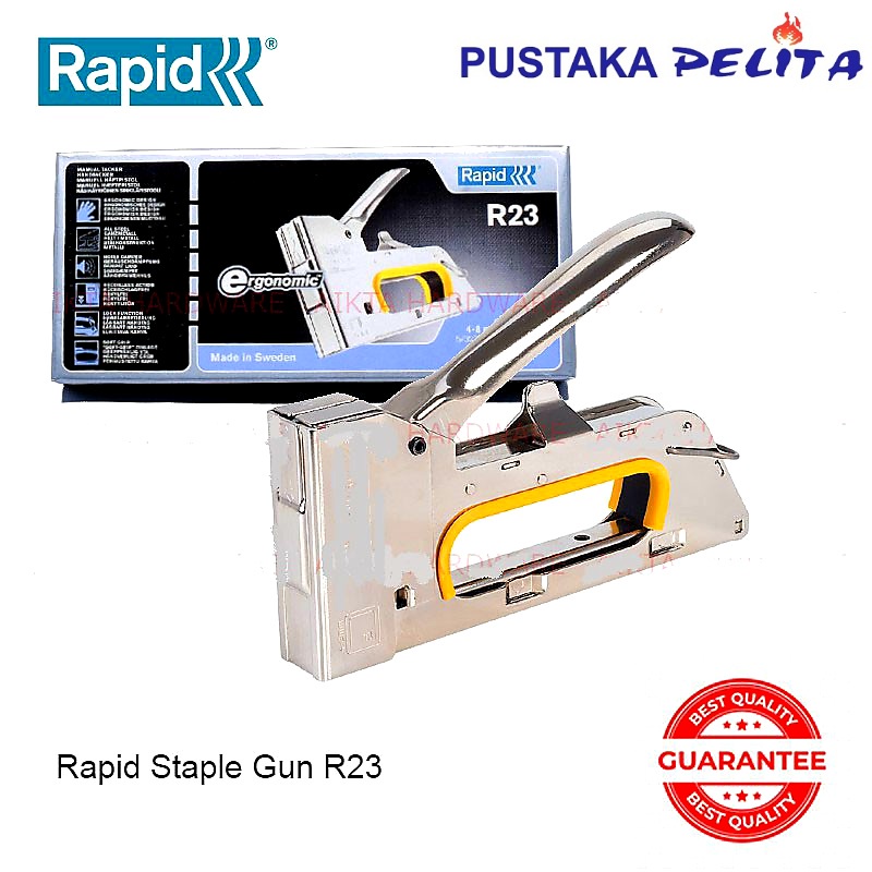 RAPID Heavy Duty Hand Stapler Tacker/ Gun R23 RAPID | Shopee Malaysia