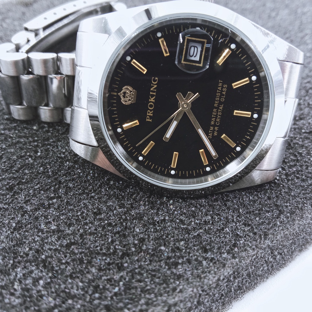 Proking Stainless Steel Analog Men's Watch | Shopee Malaysia