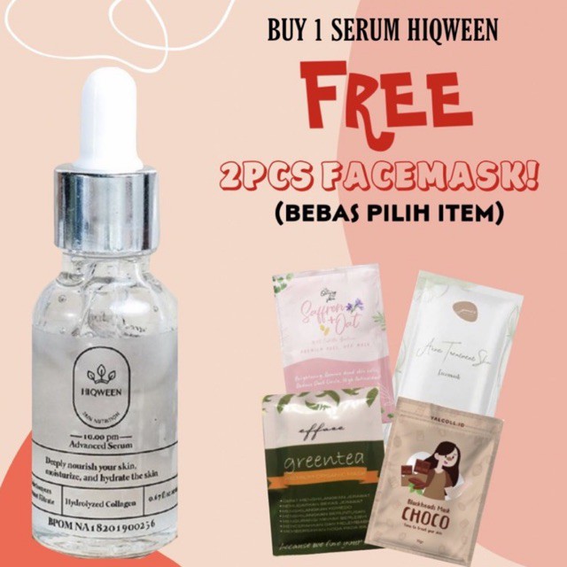 (free Gift) Hiqween Serum 10pm Advanced | Shopee Malaysia