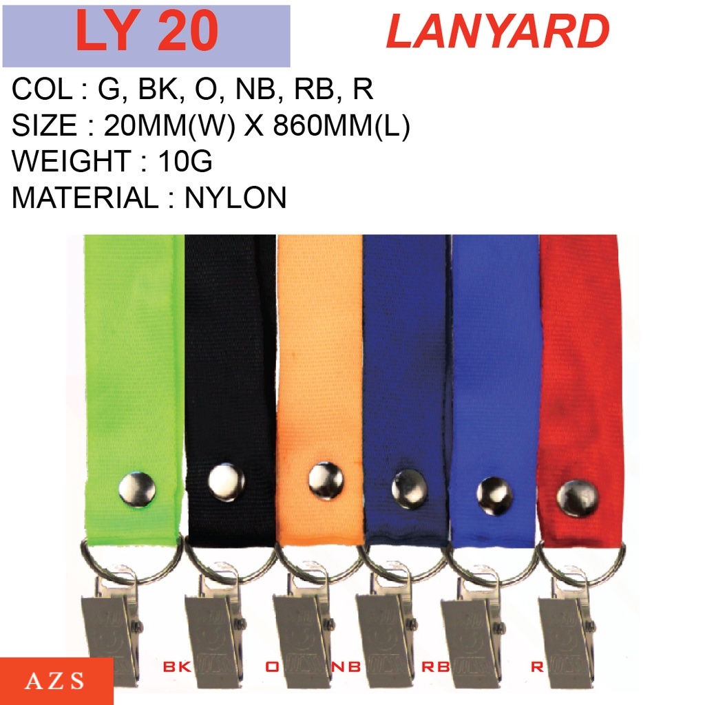 LANYARD LY20 / Doorgift / Souvenir / Gifts / Event / Hadiah / Cenderahati / Cenderamata ...