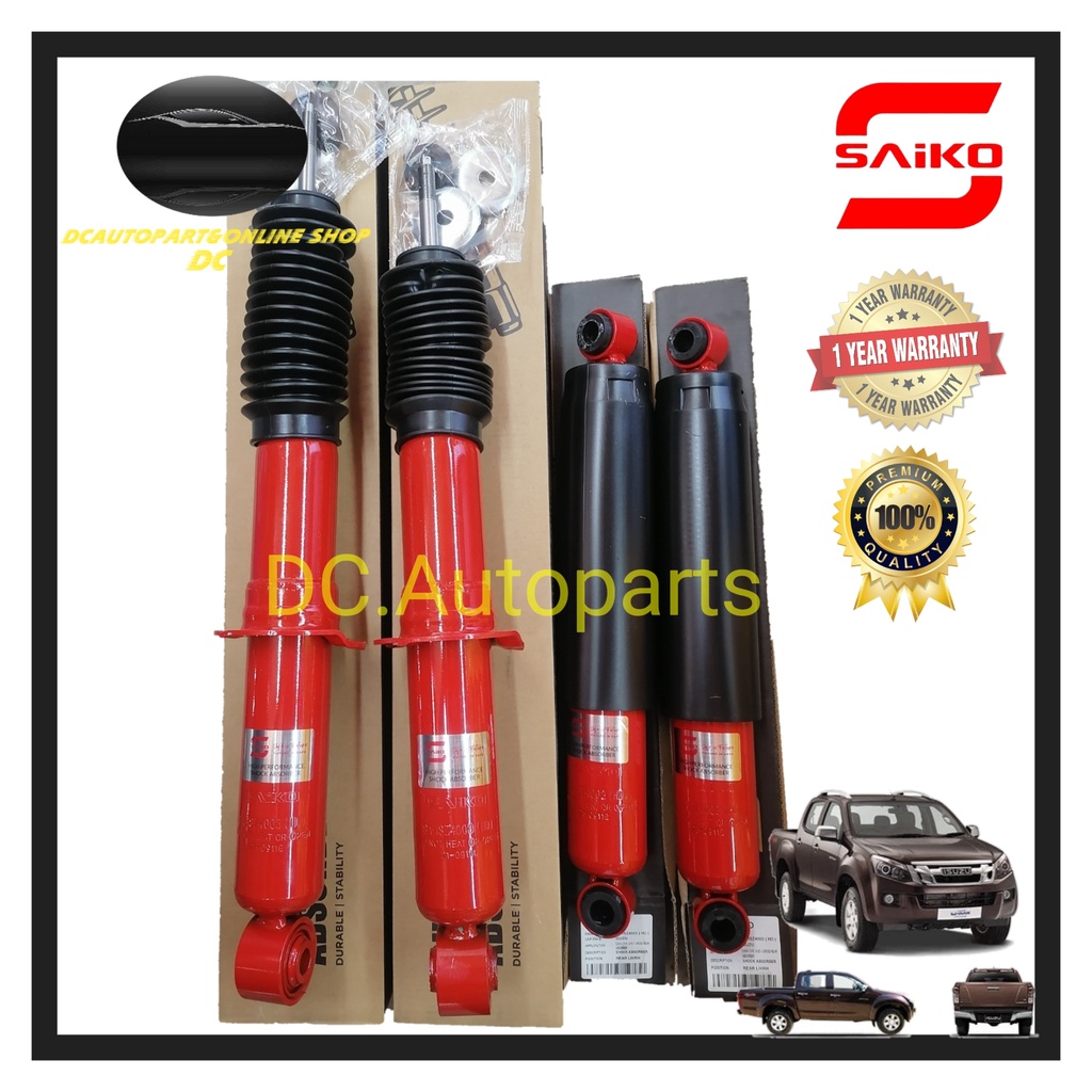 (WARRANTY 1YEAR) SAIKO ABSORBER HEAVY DUTY ISUZU DMAX D-MAX RT-50 RT50 ...