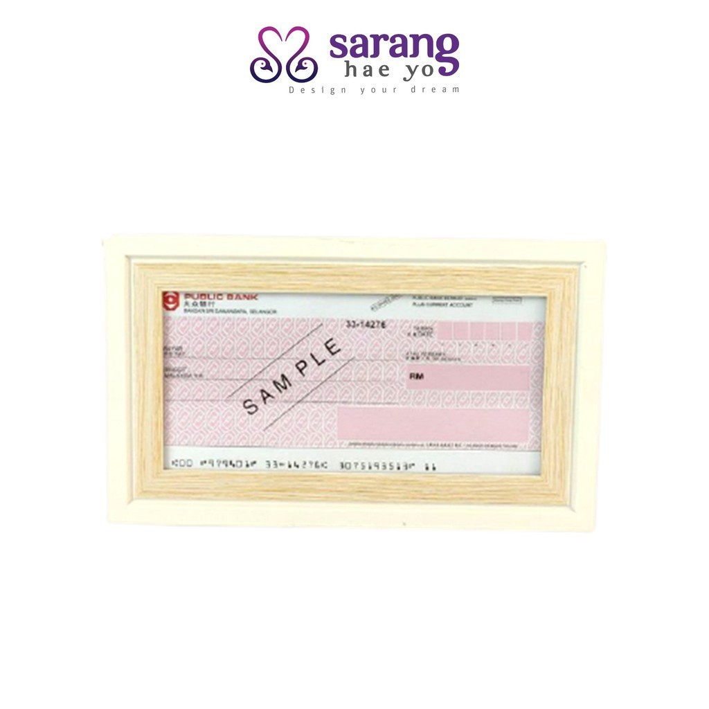 Cheque Frame Hantaran Kahwin Cek Hantaran Replika Cek Mas Kahwin Frame ...