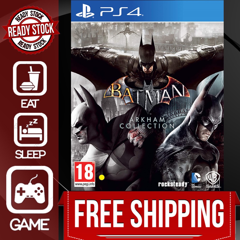 PS4 Batman Arkham Collection (English*Disc*New Seal) | Shopee Malaysia
