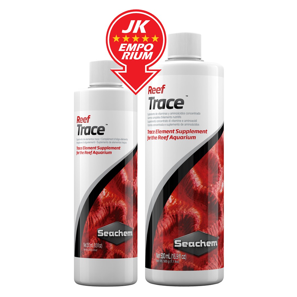 Seachem Reef Trace Element Supplement 250ml 500ml Marine Saltwater Salt ...