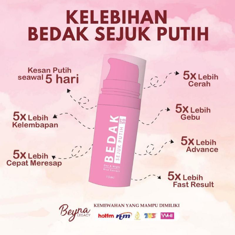 BEDAK SEJUK PUTIH SPF50 BY BEYNA LEGACY | Shopee Malaysia